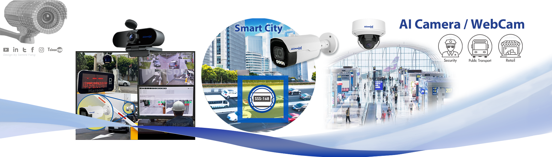 AI Smart Dual Light Bullet & Dome Camera custom in Taiwan - Marson