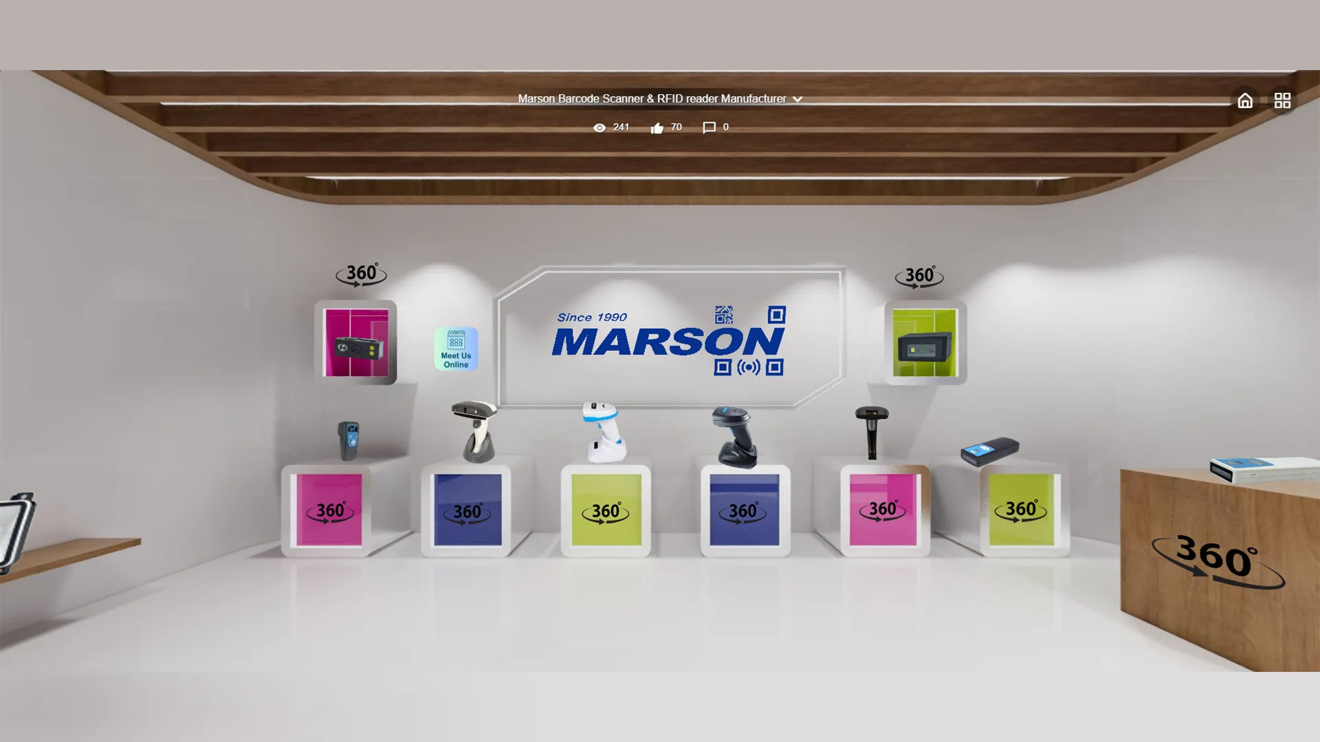 Marson launched virtual showroom platform providing to the 360 VR
