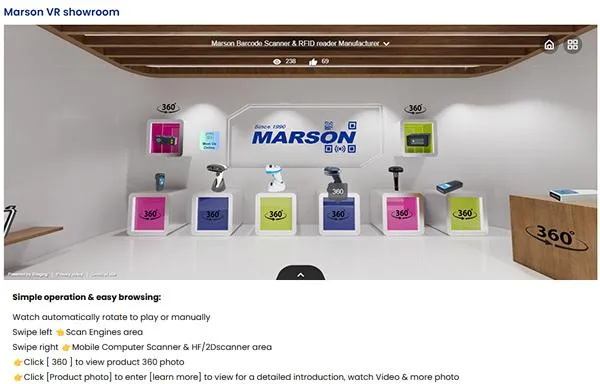 Marson launched virtual showroom platform providing to the 360 VR